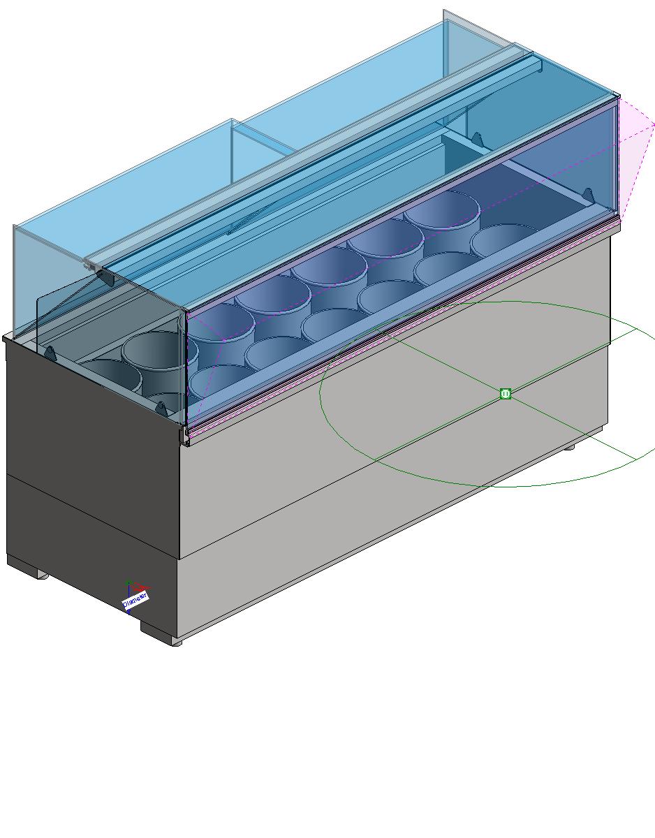 Oscartek BIM Food Service Equipment - Display Cases - Gem | ARCAT
