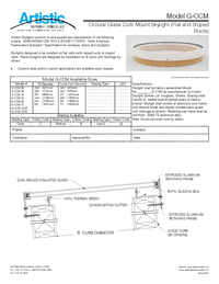 Building Product: Circular Glass Curb Mount Skylight - Model CCM ...