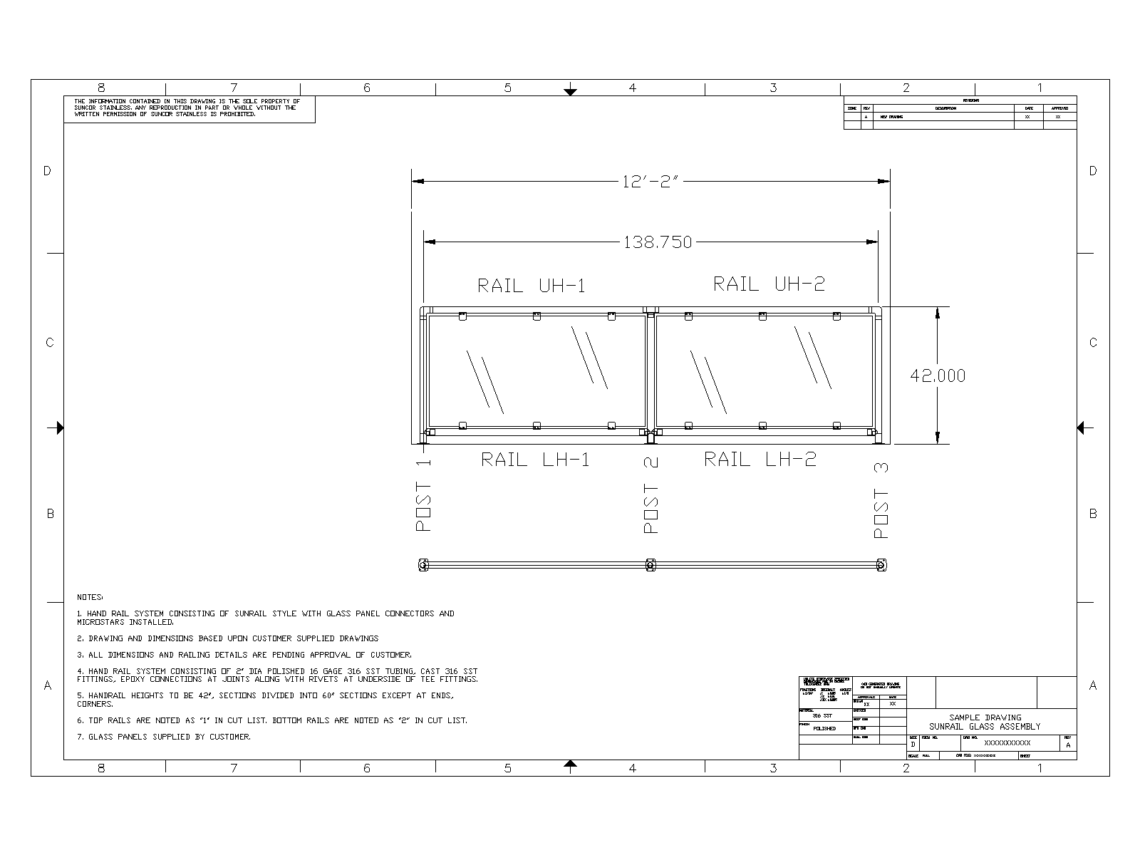 Downloads for Atlantis Rail, Cad files (ref: Q:autocad Railings, 0) | ARCAT