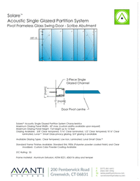 Building Product: Frameless Glass Partition Systems - Solare™ Single ...