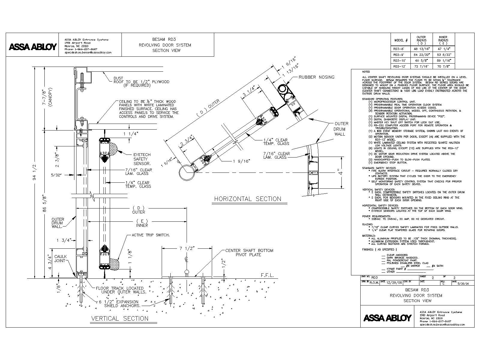 ASSA ABLOY Entrance Systems CAD | ARCAT