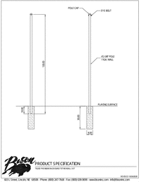 Bison, Inc. CAD Tetherball Equipment | ARCAT