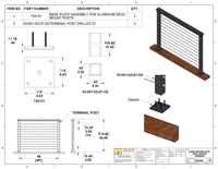 Stainless Cable & Railing Inc. CAD Cable Railings - Aluminum | ARCAT