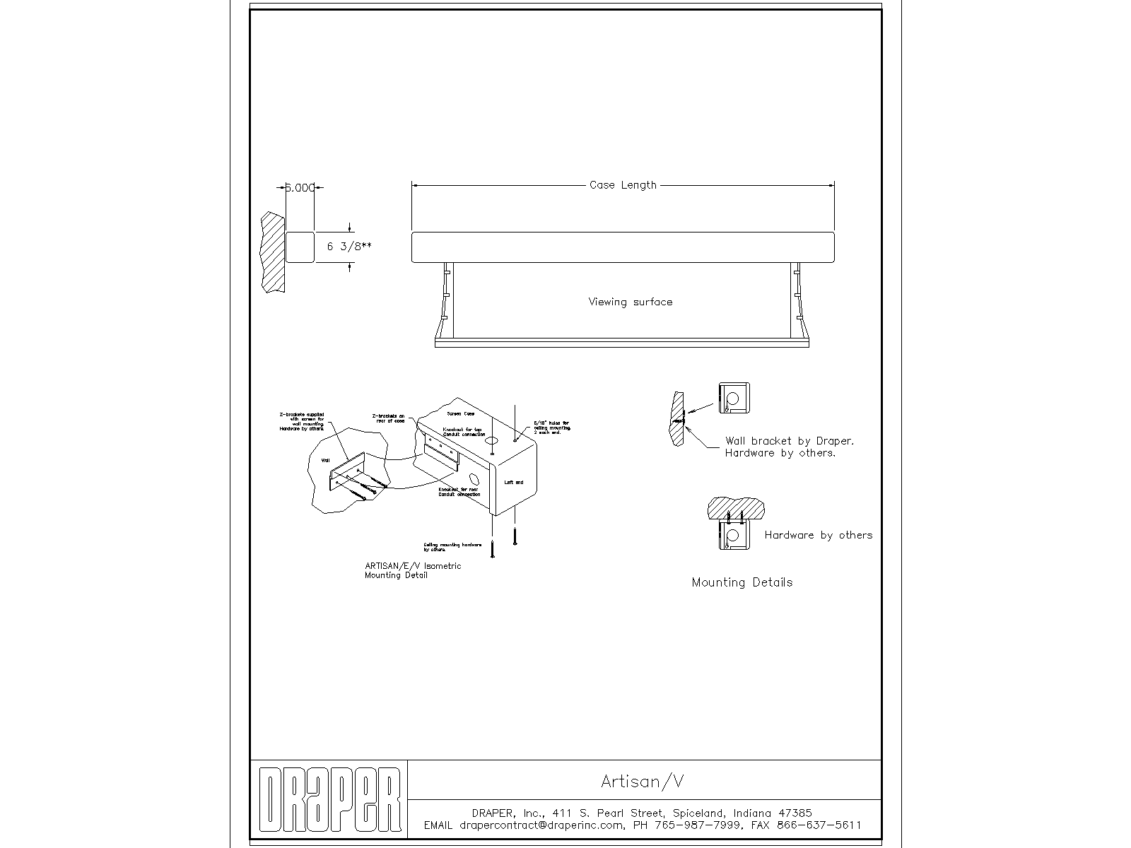 Building Product: Audio Visual Equipment - Motorized Projection Screens ...