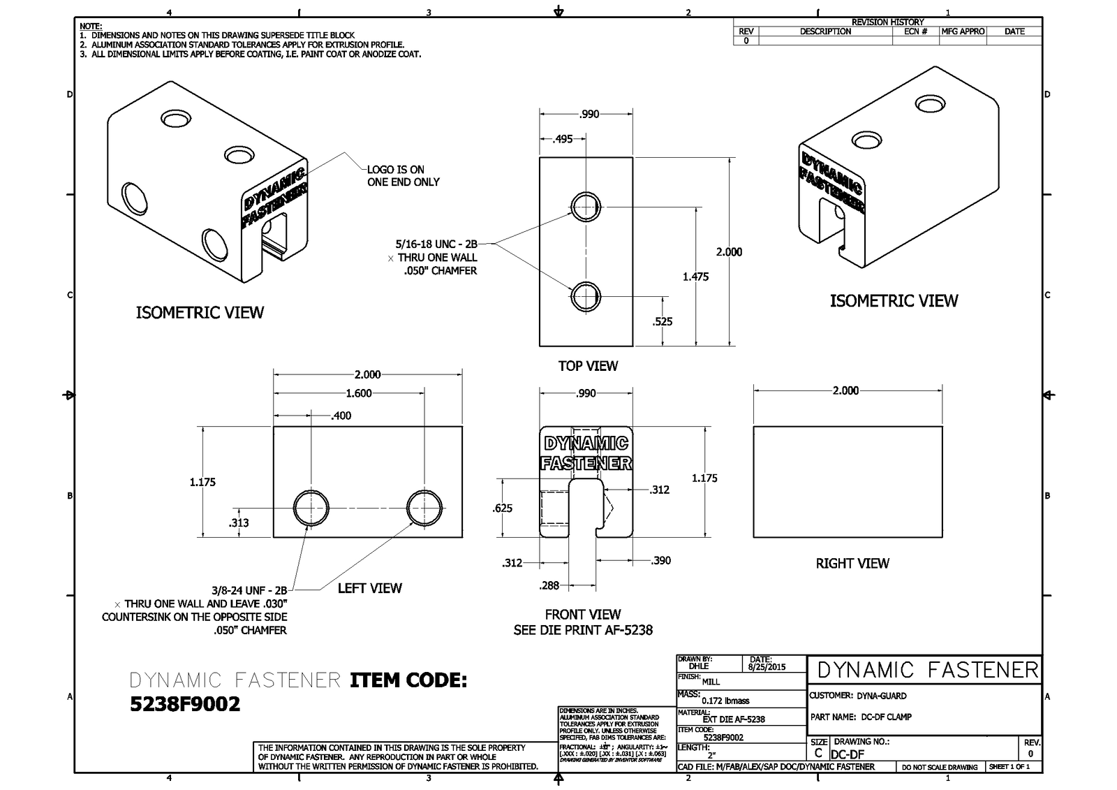 Dynamic Fastener CAD | ARCAT