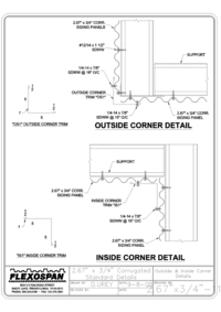Corrugated Metal Corner Details
