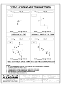 Downloads for Flexospan, Cad files (ref: Q:autocad Roof Panels, 0) | ARCAT