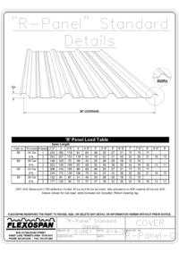 Downloads for Flexospan, Cad files (ref: Q:autocad Roof Panels, 0) | ARCAT
