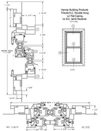 Building Product: Replacement & New Construction Windows [101b85c], CAD ...