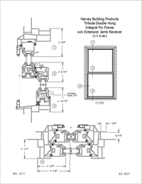Building Product: Replacement & New Construction Windows [101b85c], CAD ...