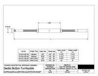 Building Product: Decko Button Turnbuckle [101c695], CAD | ARCAT