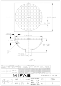 Building Product: F1660 Large Capacity Flushing Rim Drain [1032805] | ARCAT