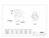 Building Product: MI-CAG Cast Iron Fixed Air Gaps [103274f], CAD | ARCAT