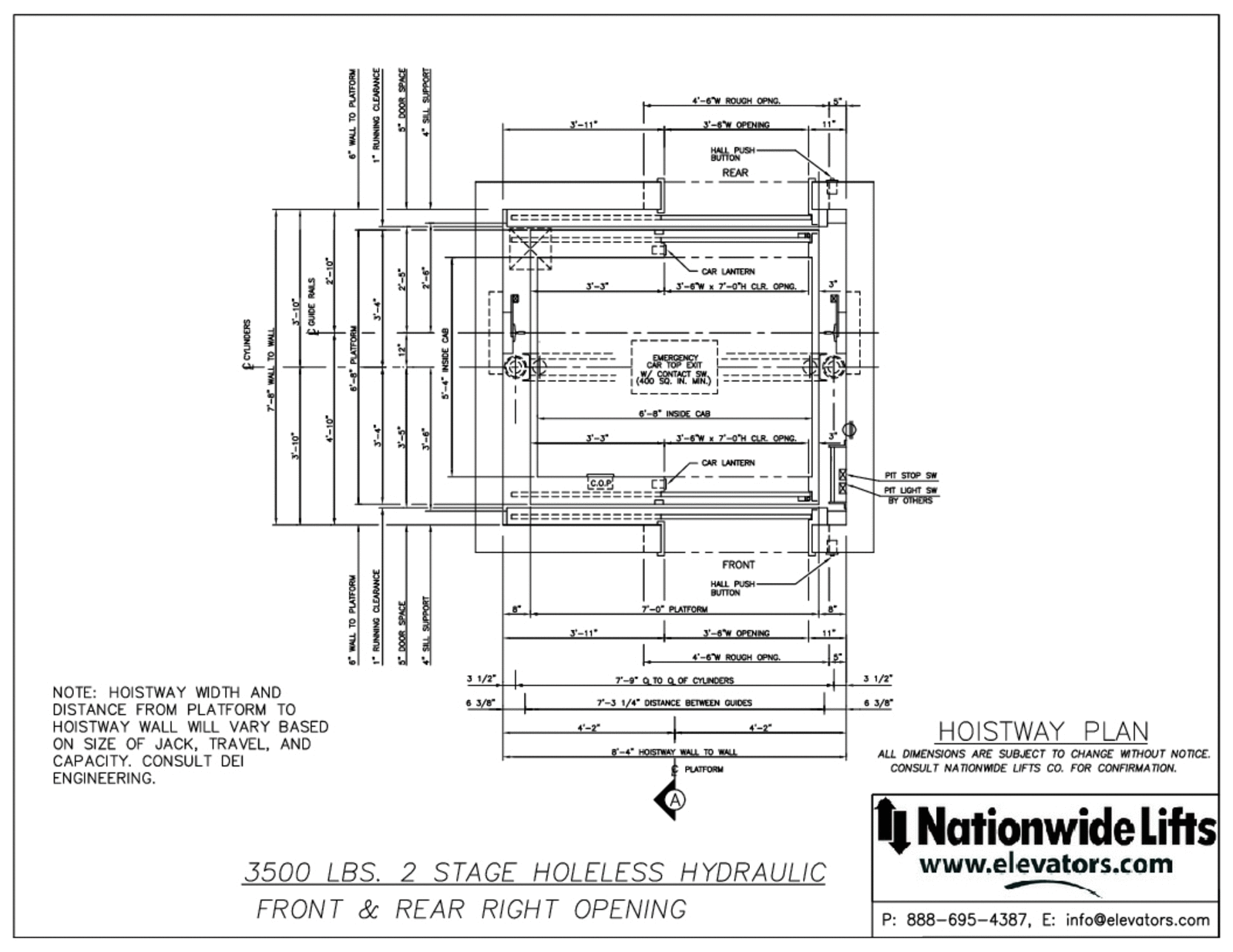 Hydraulic Passenger Elevators - Conveying Equipment - CAD Drawing ...