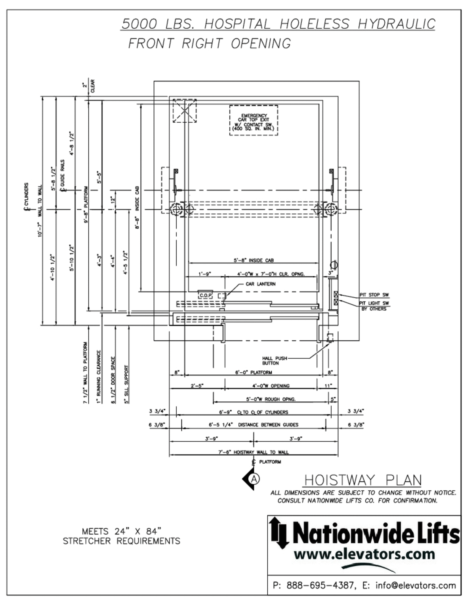 Hydraulic Passenger Lift Diagram