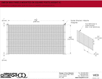 Downloads for Omega II Fence Systems, Cad files (ref: Q:autocad Fences ...