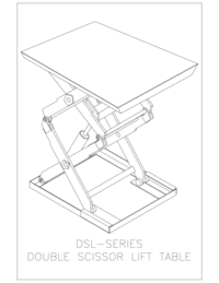 Building Product: Double Scissor Lift Tables [1021e03], CAD | ARCAT