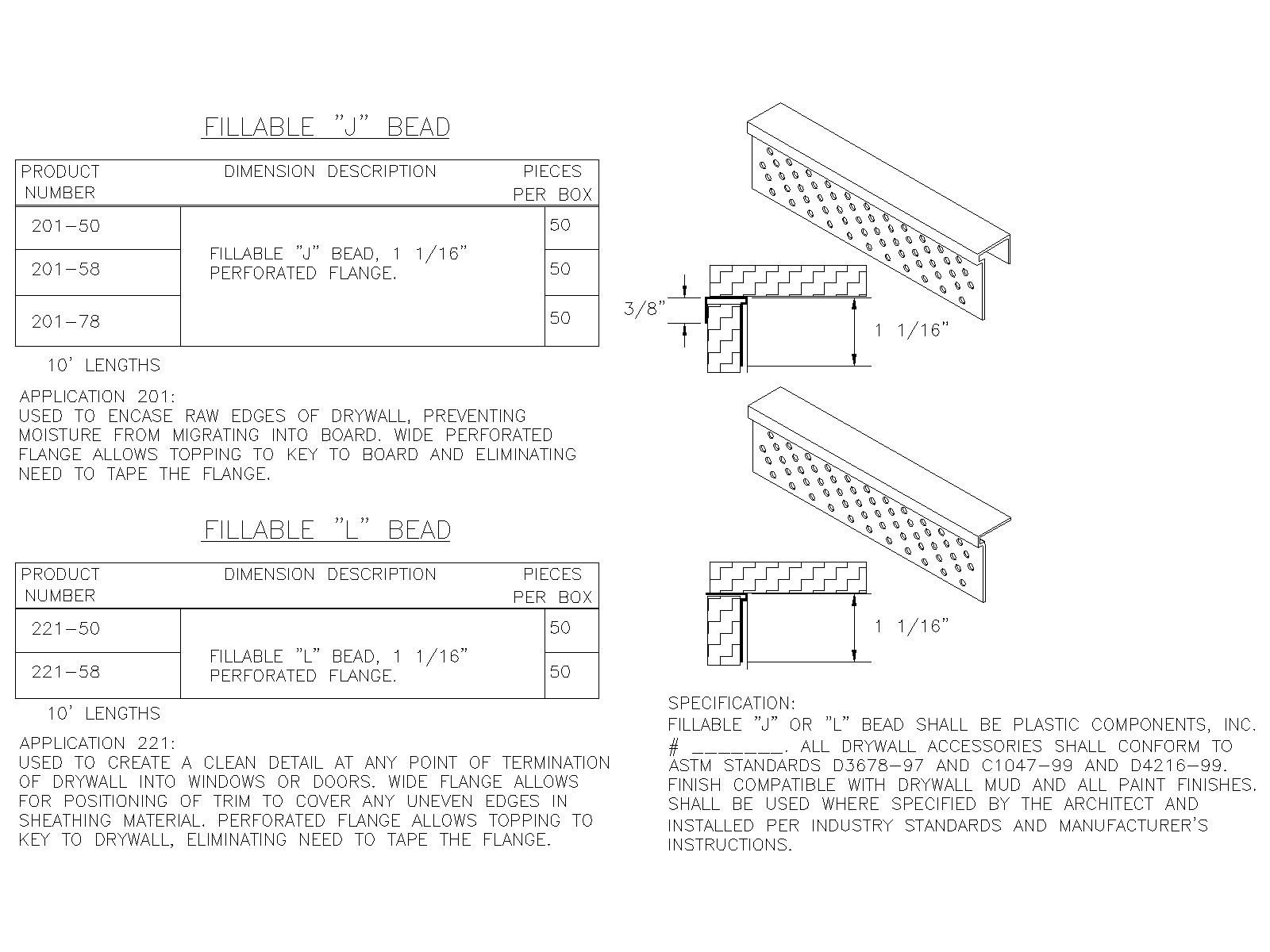 Plastic Components, Inc. CAD | ARCAT