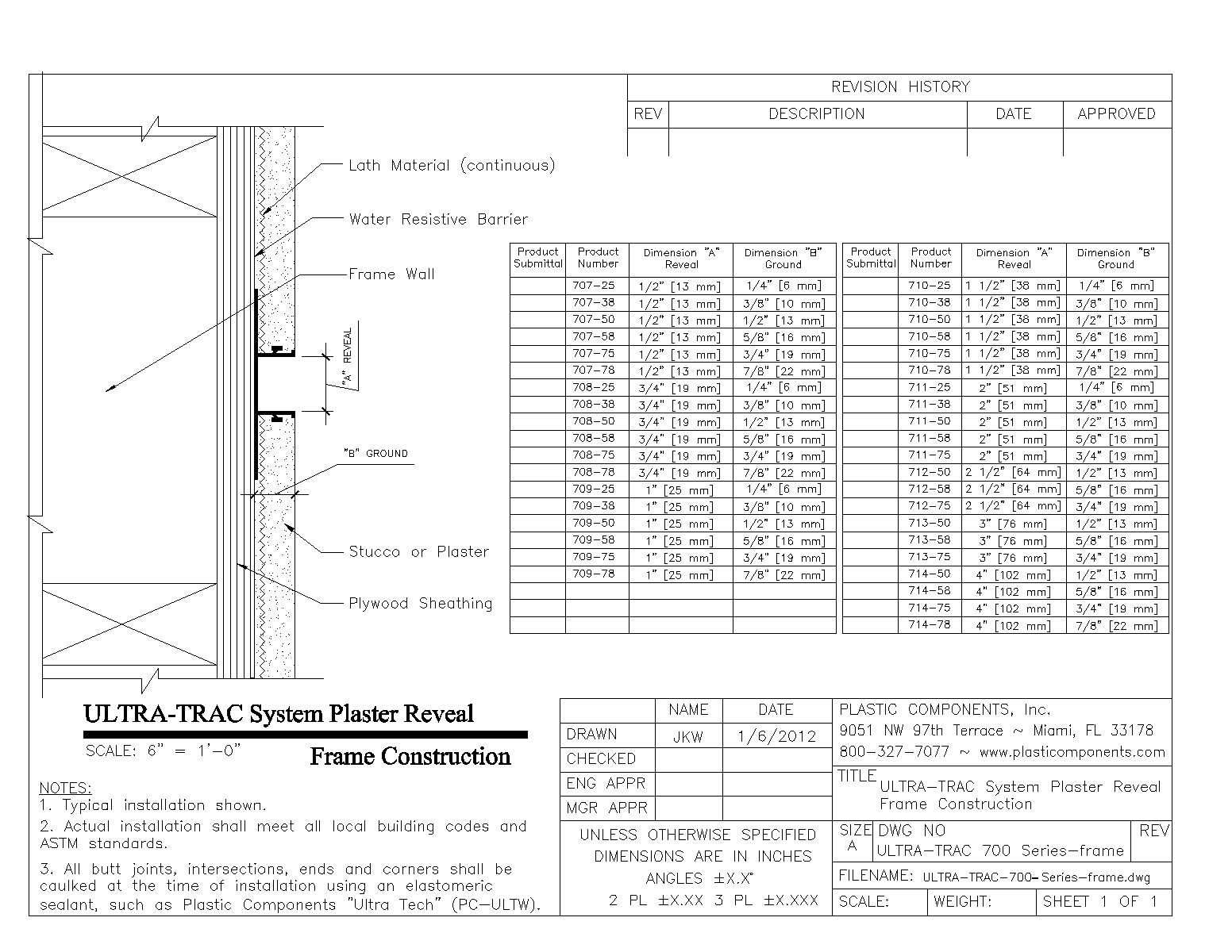 Building Product: EIFS Accessories [101e044] | ARCAT