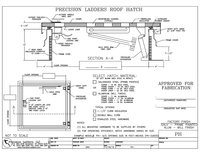 Building Product: Precision Roof Hatches [101a712], CAD | ARCAT