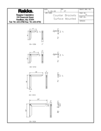 Rakks Architectural Shelving and Hardware CAD Storage Shelving and ...