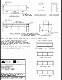 Building Product: Vanities [101dcfa], CAD | ARCAT