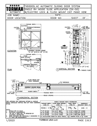 Building Product: Automatic Sliding Door - TX9300SL - TORMAX T2 Classic ...