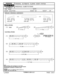 Building Product: Automatic Sliding Door - TX9300SL - TORMAX T2 Classic ...
