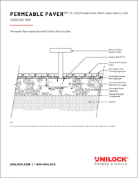 UNILOCK® CAD Flatwork (Paver and Slabs) - Permeable | ARCAT