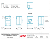 Commercial Washers and Extractors - Equipment - CAD Drawing | AutoCAD ...
