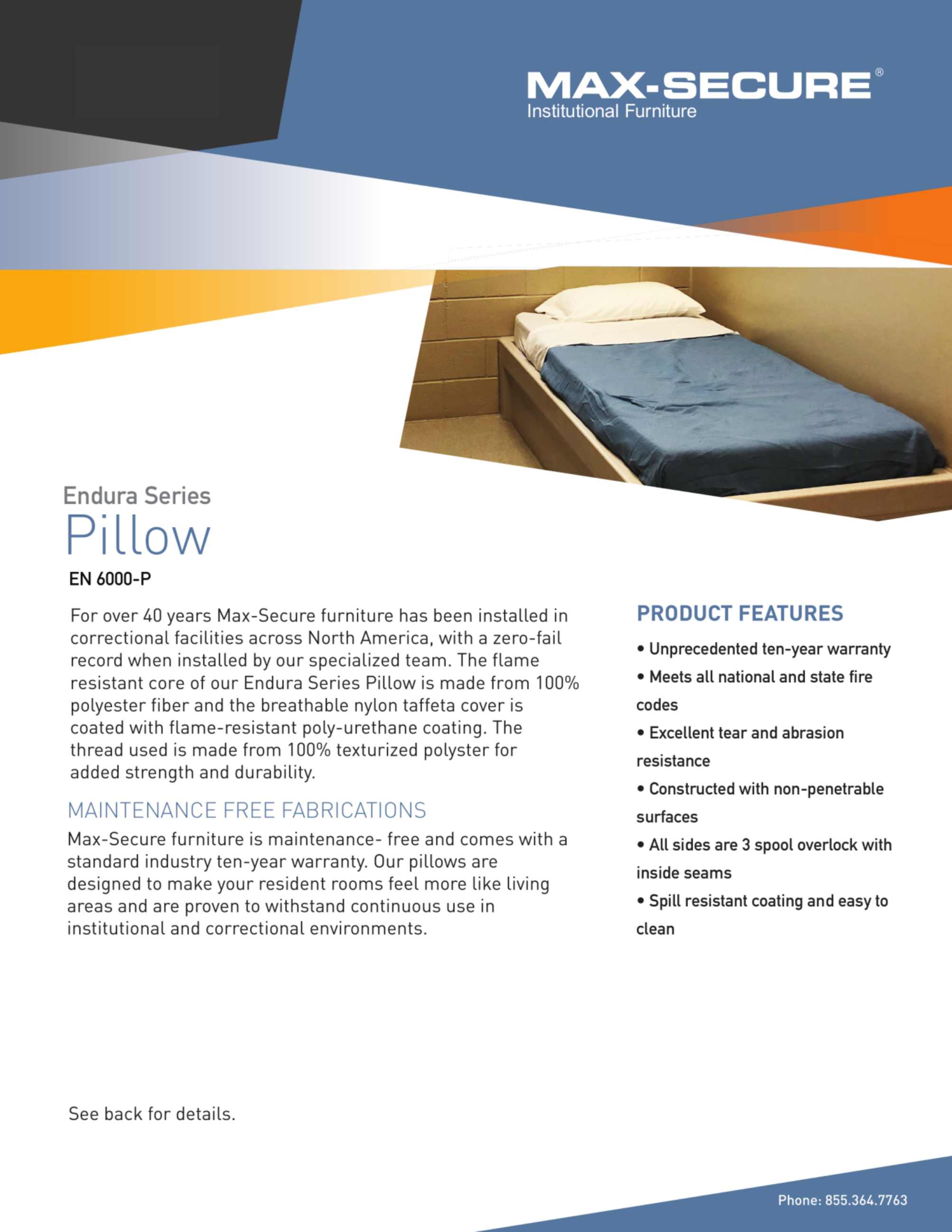 Access Products / Ecoglo, Catalogs, Max Secure Institutional Furniture | ARCAT