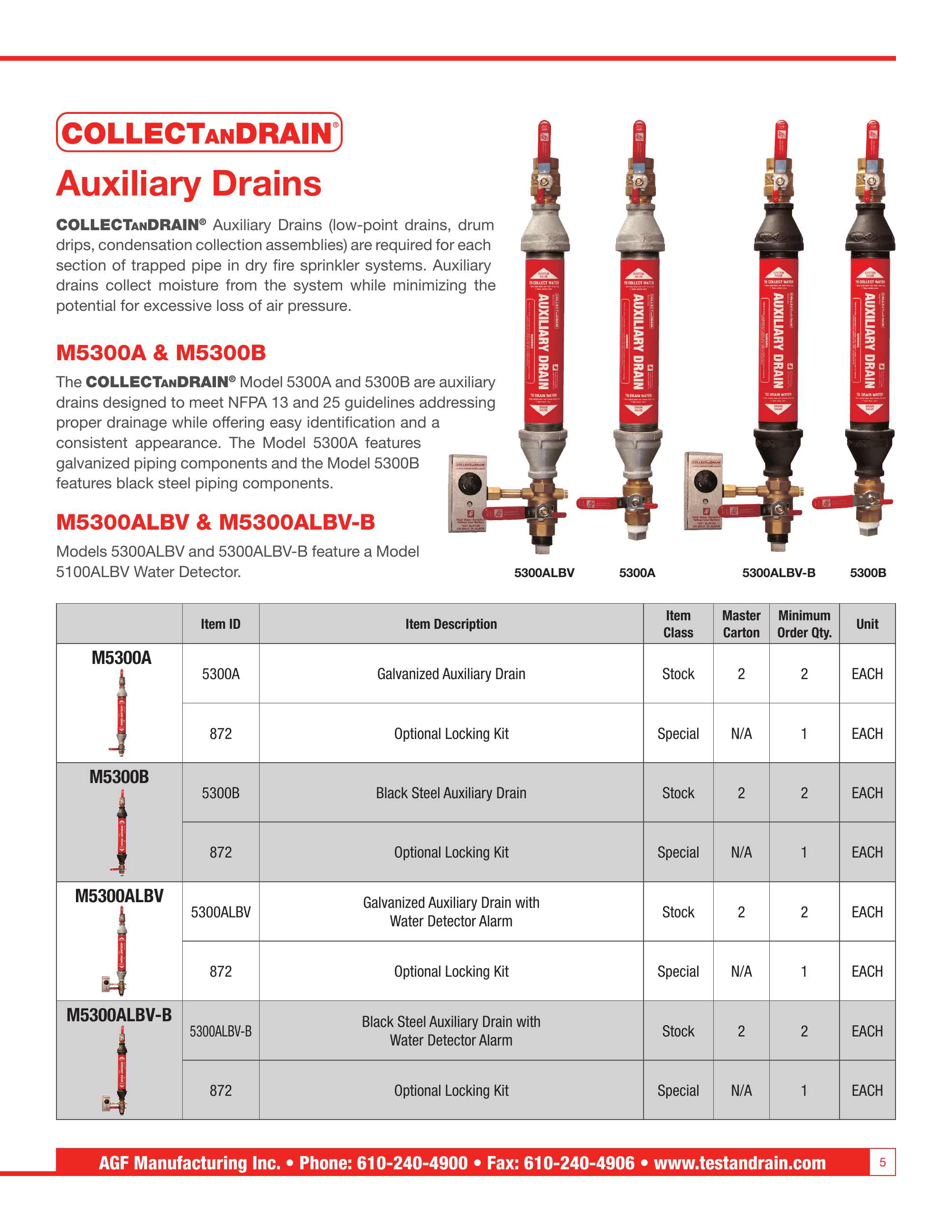 AGF Manufacturing, Inc. , Catalogs, Fire Sprinkler Product Catalog | ARCAT