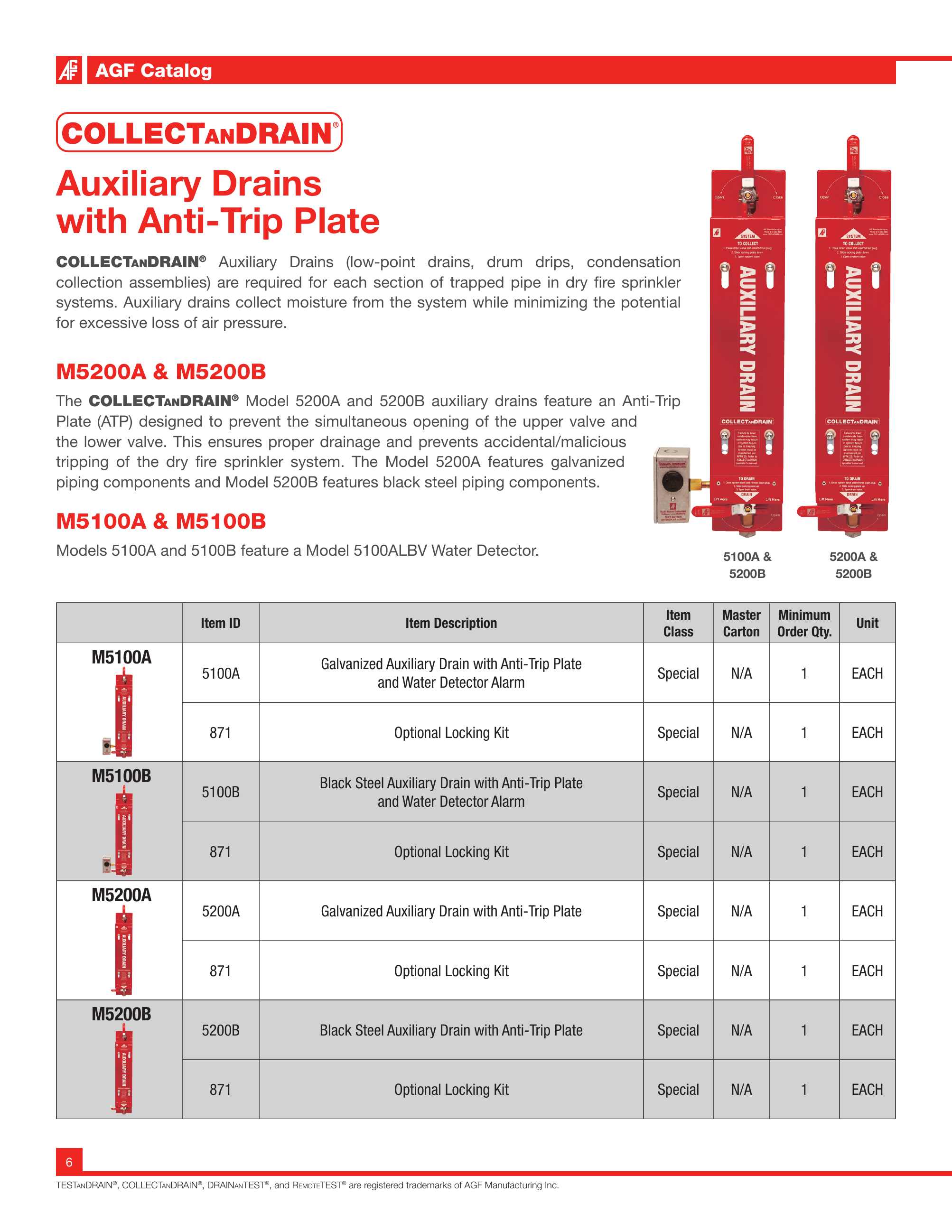 AGF Manufacturing, Inc. , Catalogs, Fire Sprinkler Product Catalog | ARCAT
