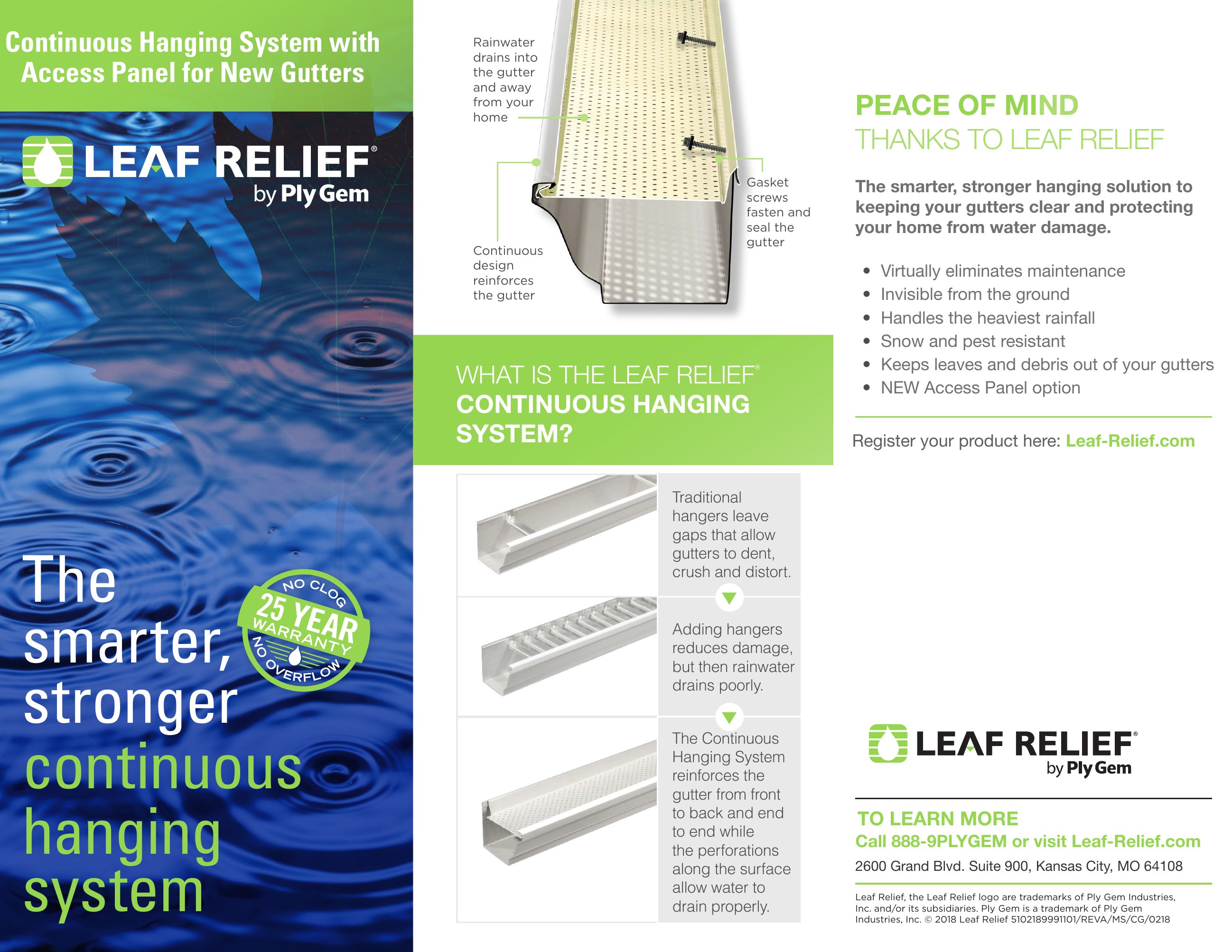 Mastic by Ply Gem, Catalogs, Leaf Relief Continuous Hanging System for ...