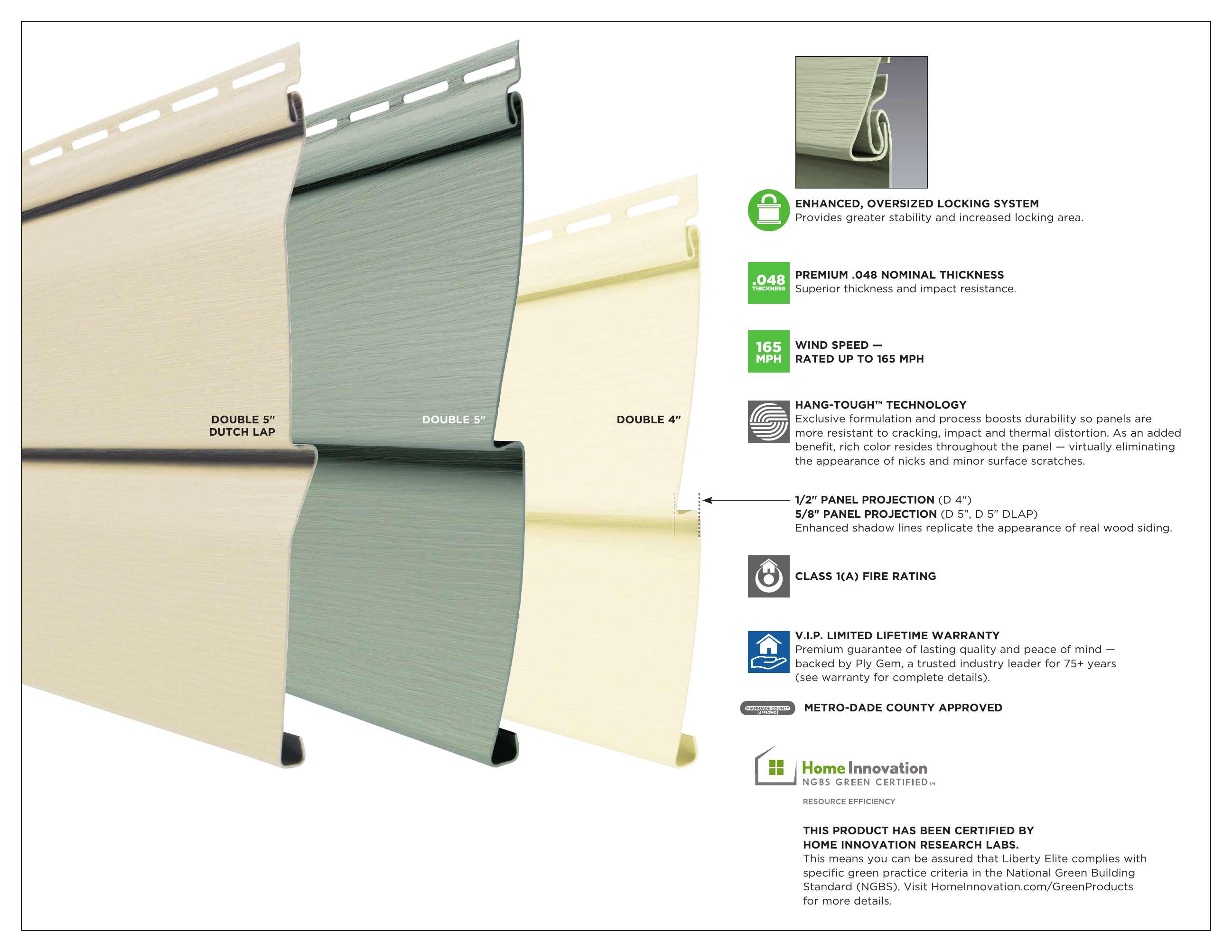 Mastic by Ply Gem, Catalogs, Liberty Elite Vinyl Siding Brochure | ARCAT