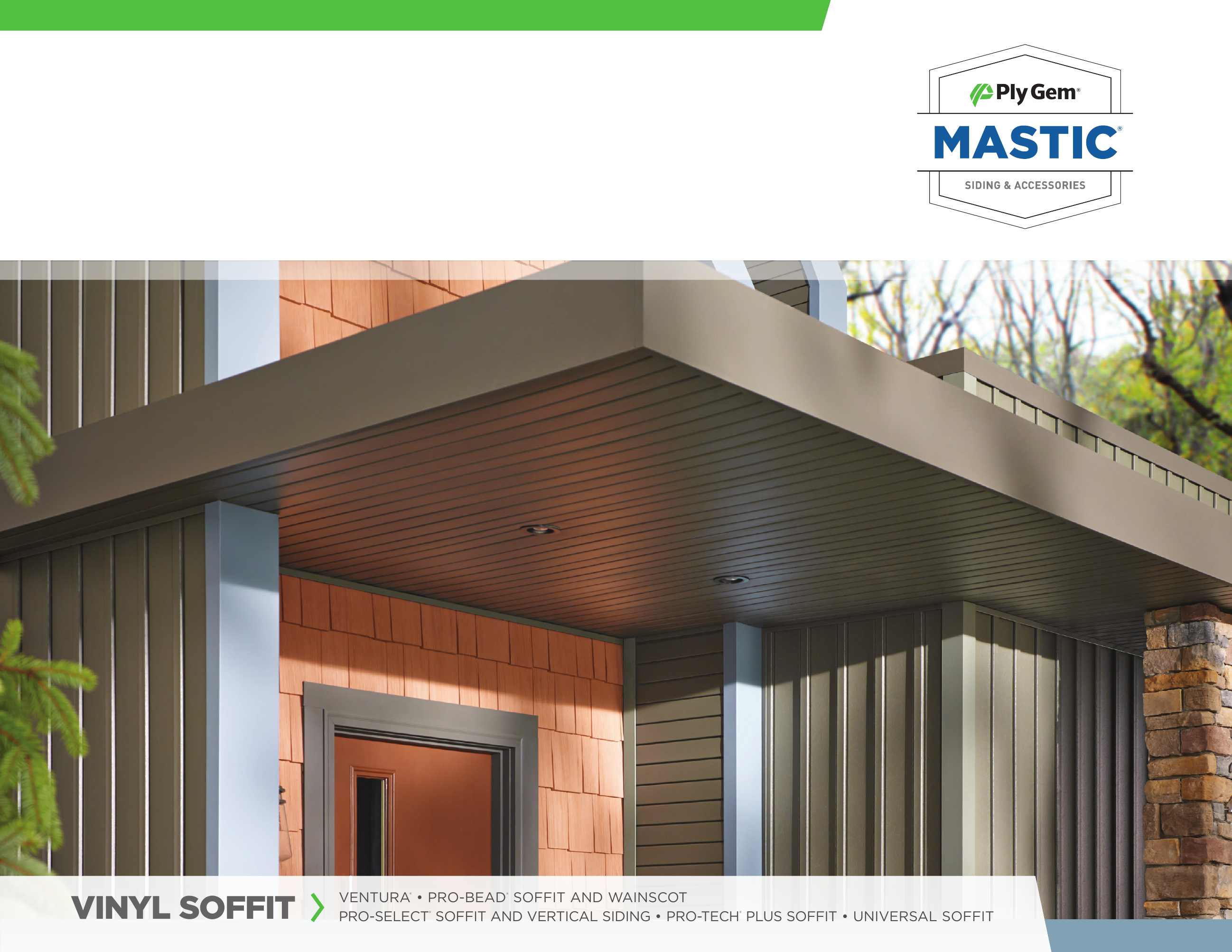 Mastic by Ply Gem, Catalogs, Mastic Vinyl Soffit | ARCAT