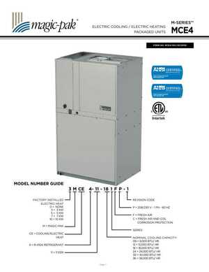 Magic-Pak® Catalogs / Brochures