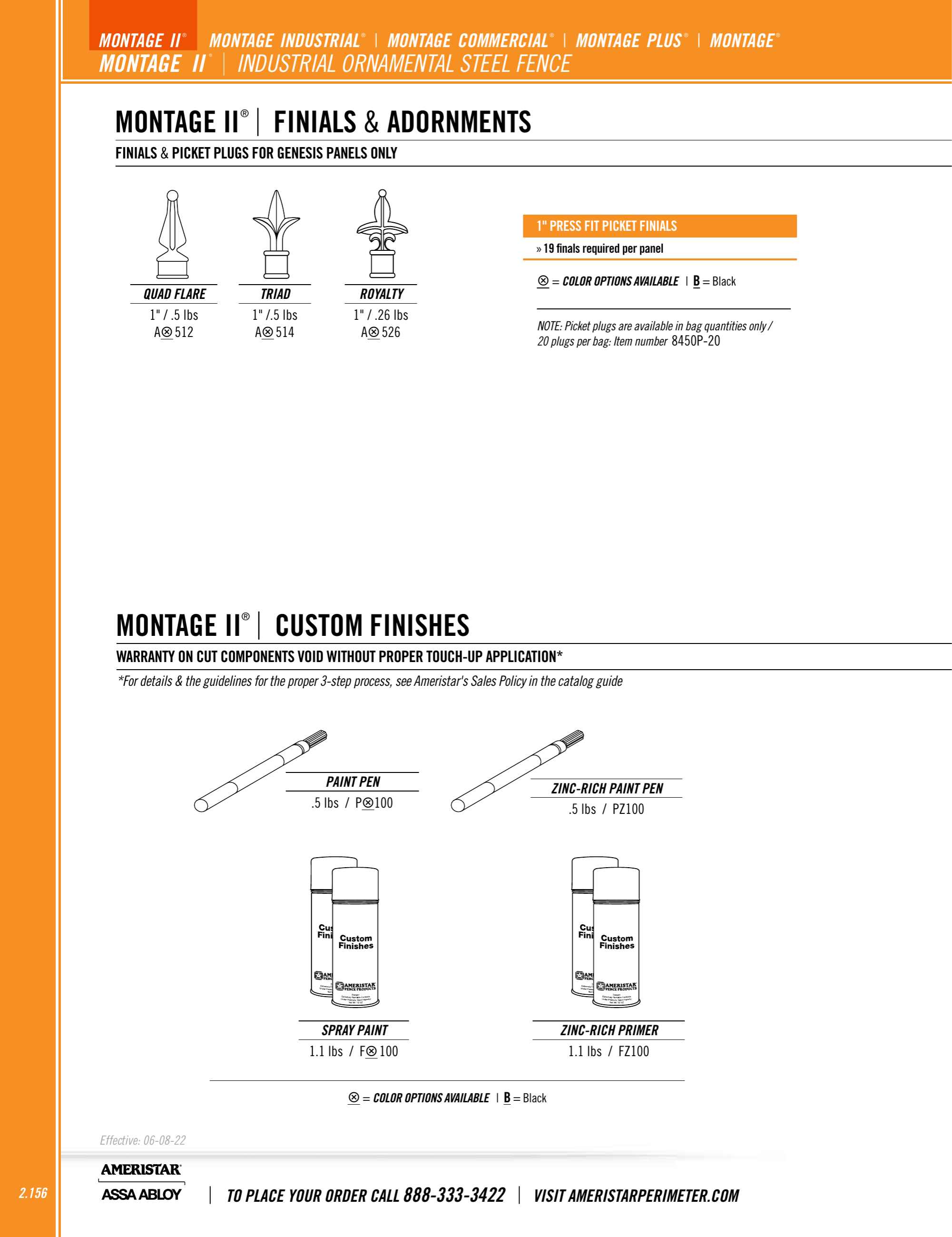 Ameristar Fence Products, Catalogs, Montage II | ARCAT