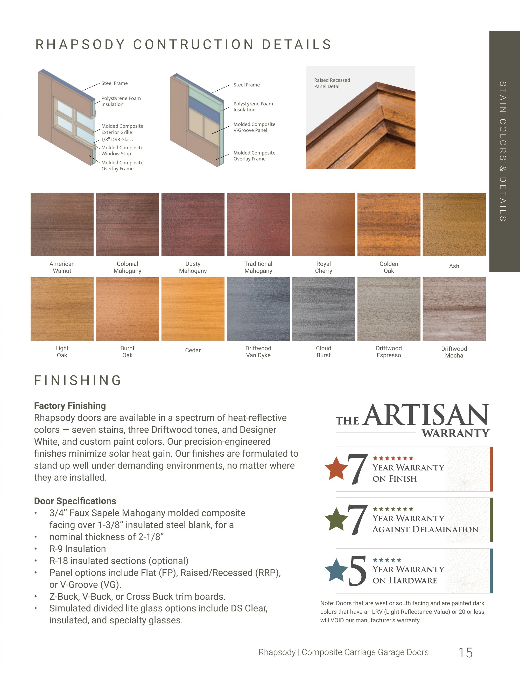 Artisan Custom Doorworks, Catalogs, Rhapsody | ARCAT