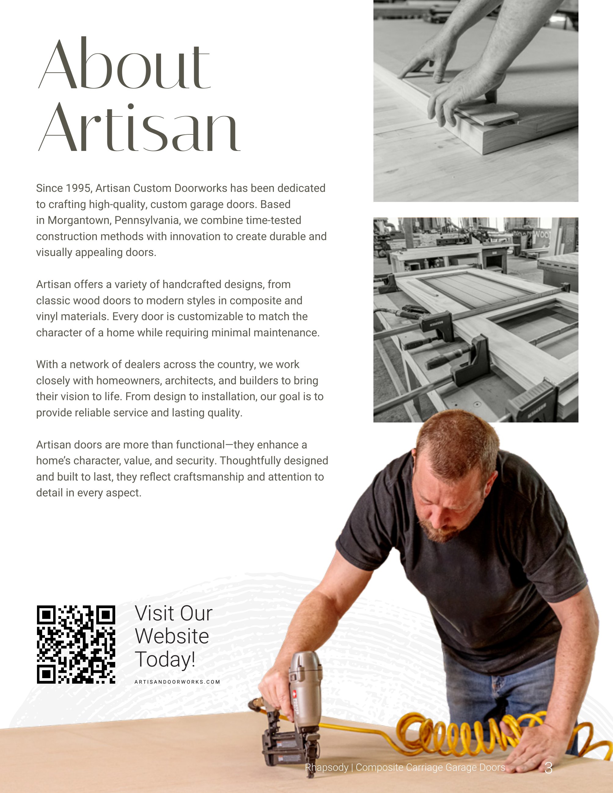 Artisan Custom Doorworks, Catalogs, Rhapsody | ARCAT