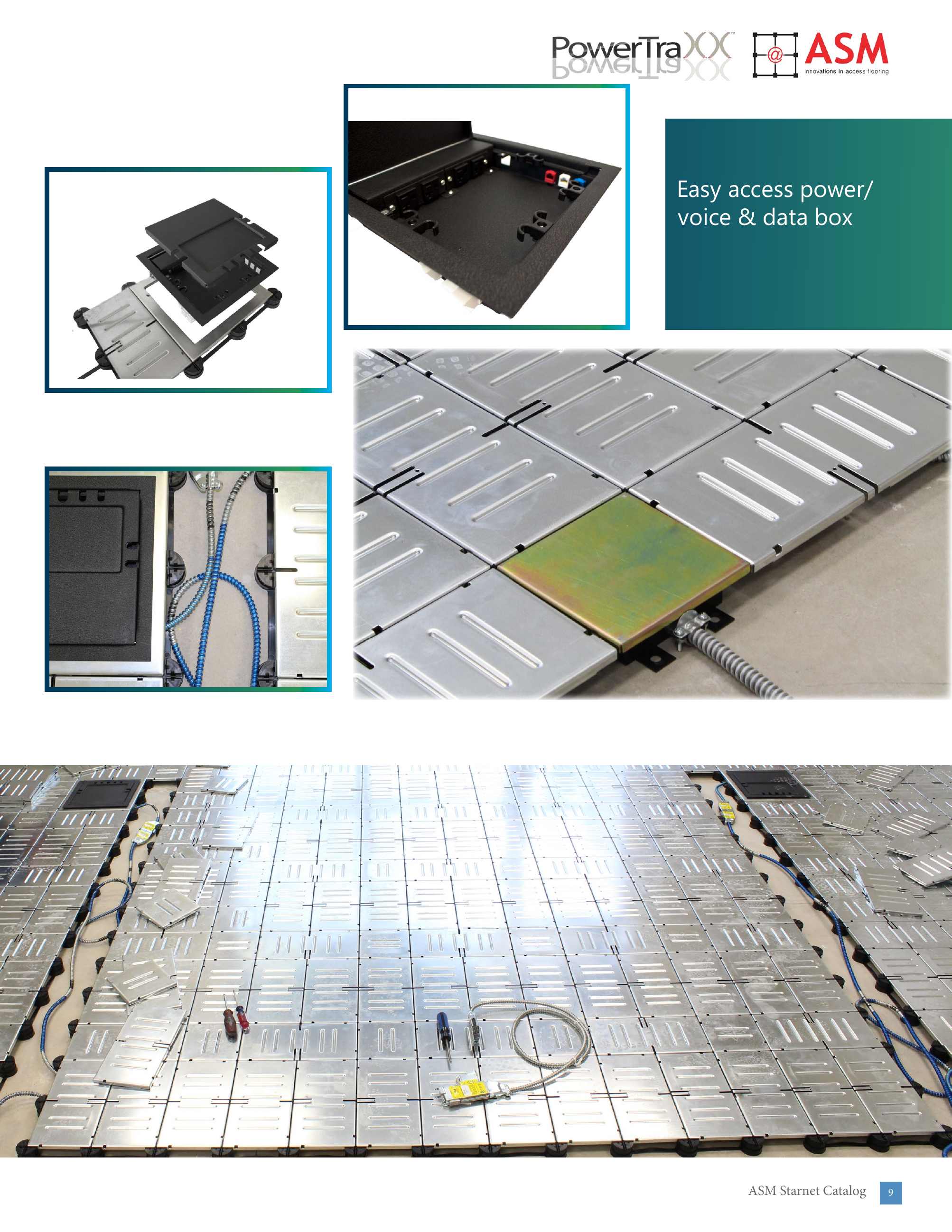 ASM Modular Systems, Inc., Catalogs, Starnet Access Flooring | ARCAT