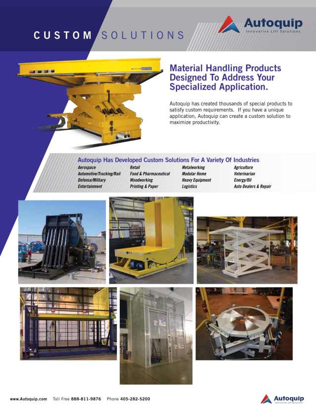 Autoquip Corp., Catalogs, Full Line Catalog | ARCAT