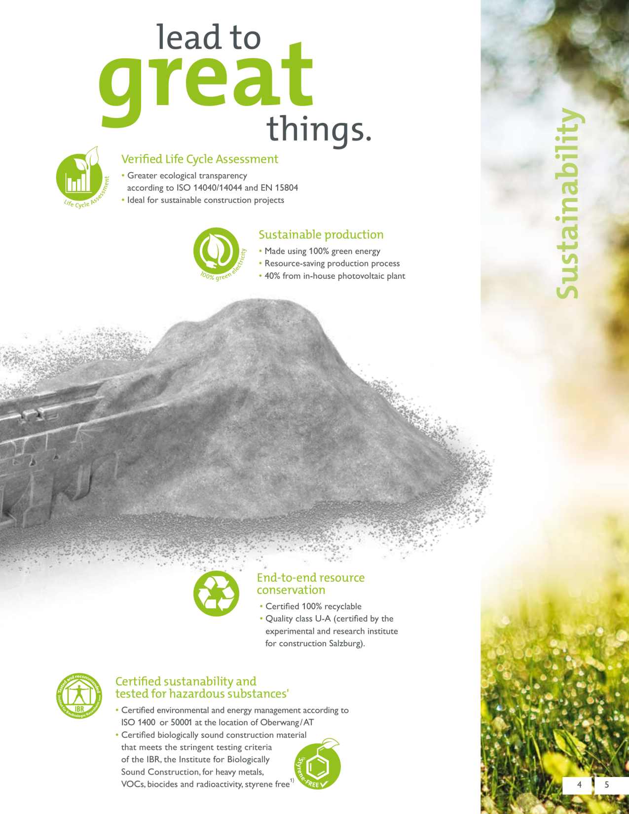 BG-Graspointner USA Inc., Catalogs, Infrastructure Brochure | ARCAT