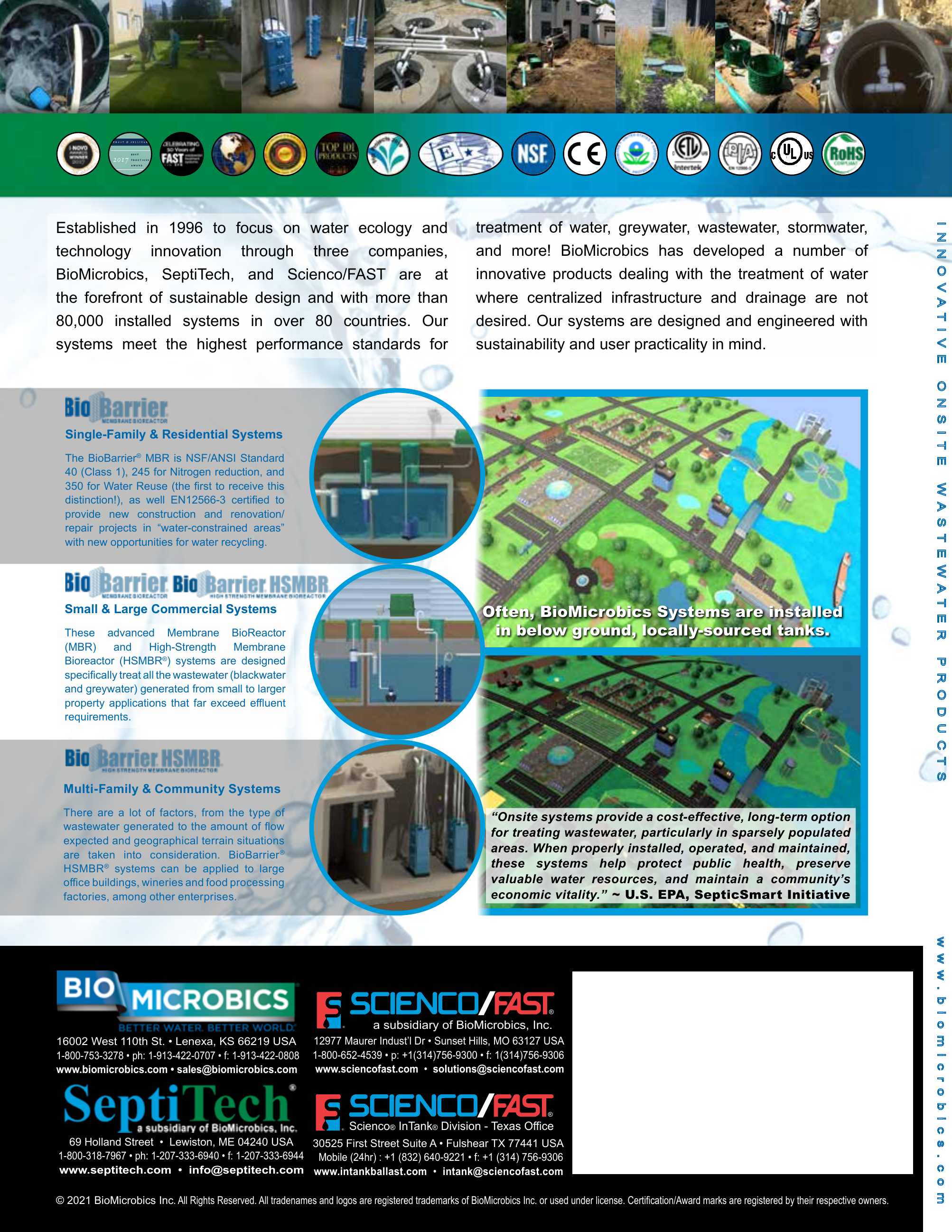 BioMicrobics, Inc., Catalogs, BioBarrier | ARCAT