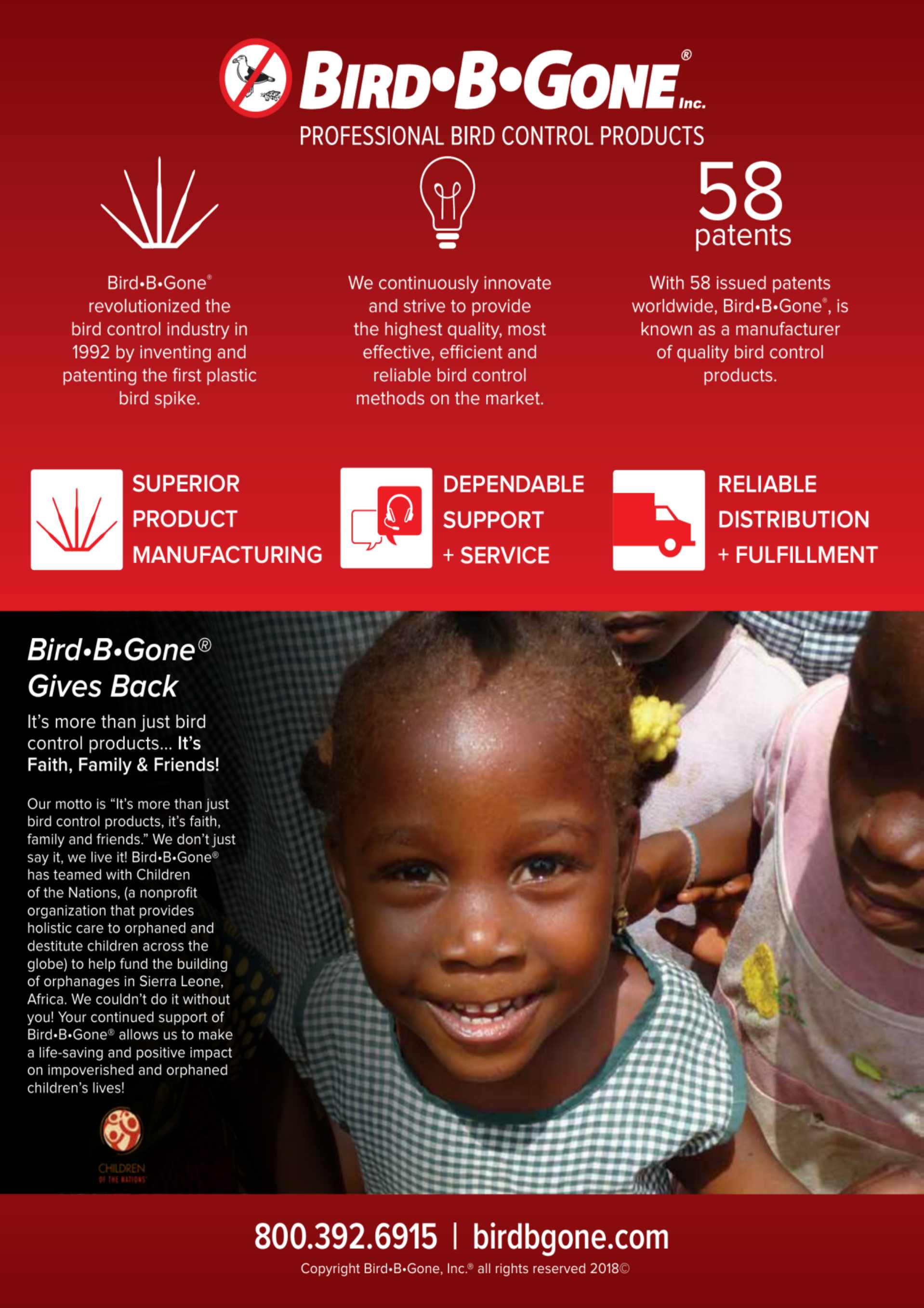 Bird-B-Gone, Inc., Catalogs, Product Catalog | ARCAT