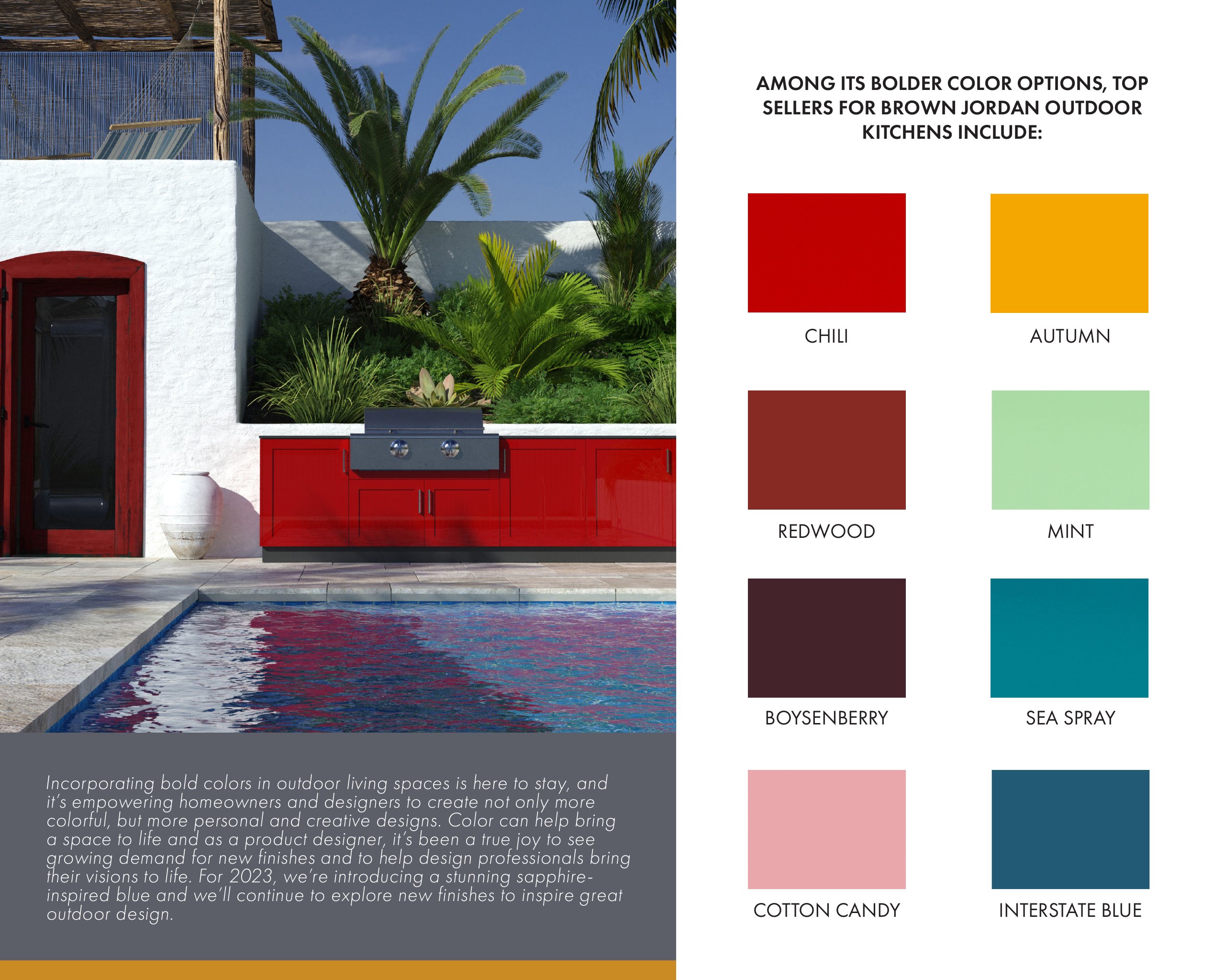 Brown Jordan Outdoor Kitchens, Catalogs, Outdoor Living Report | ARCAT