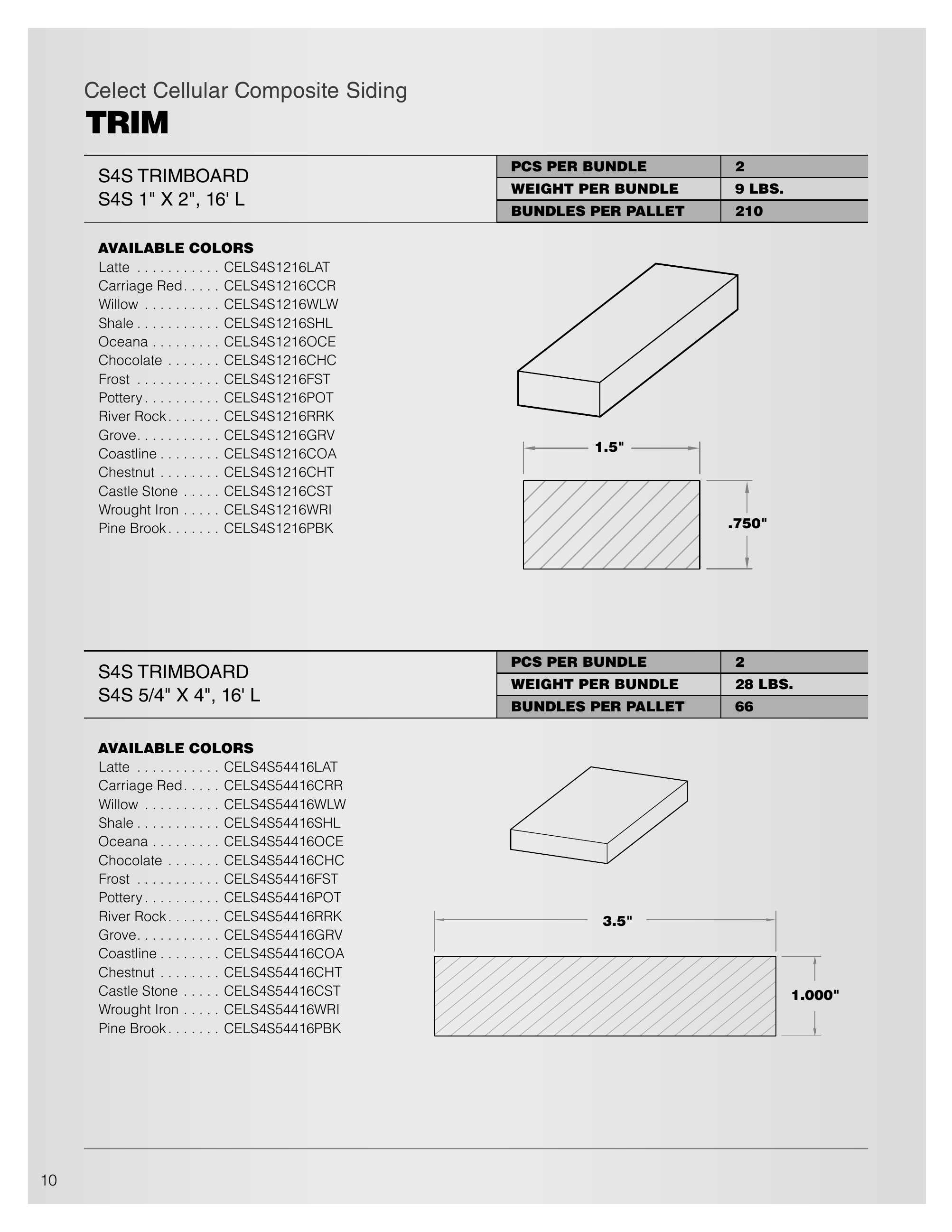 Celect - Cellular Exteriors by Royal, Catalogs, Celect Product ...