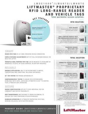 LiftMaster Catalogs / Brochures