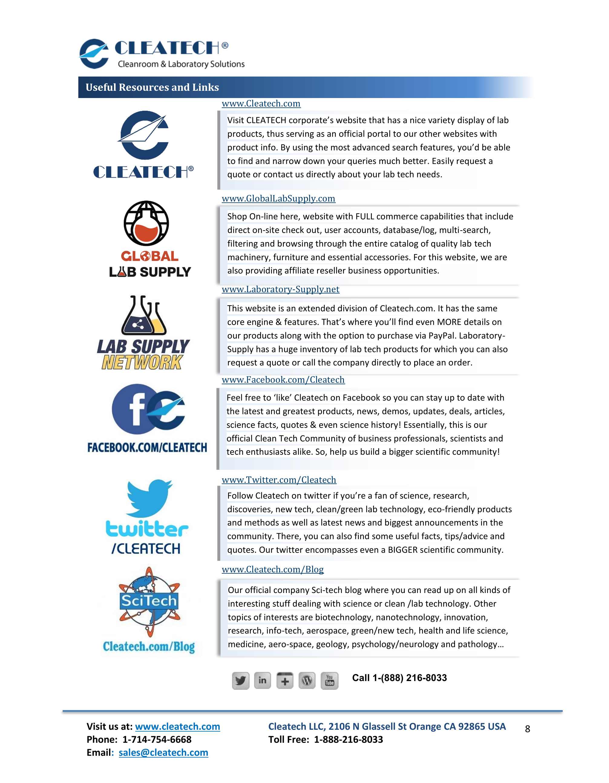 Cleatech, Catalogs, Laminar Flow Hood Clean Bench | ARCAT