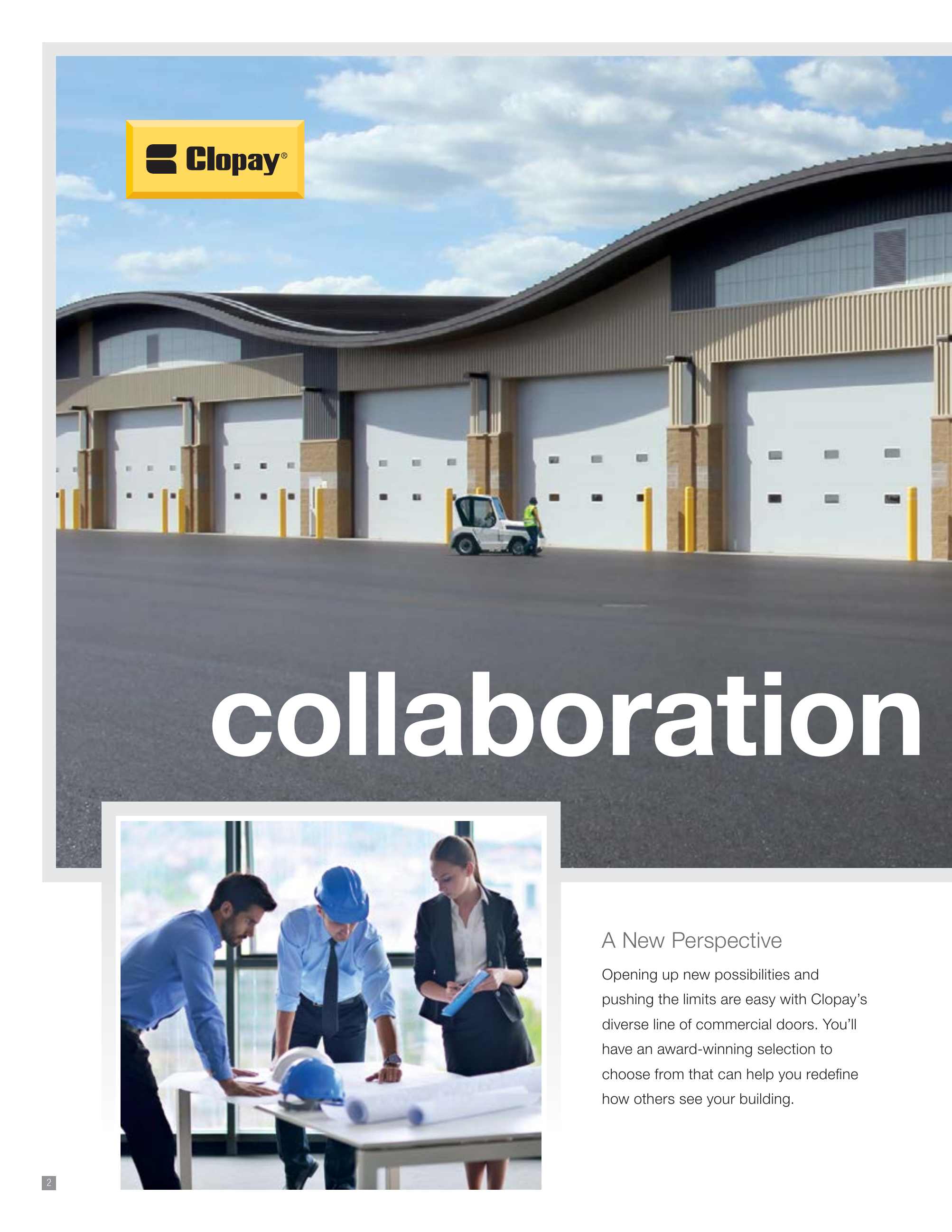 Clopay Corporation, Catalogs, Commercial Product Overview | ARCAT